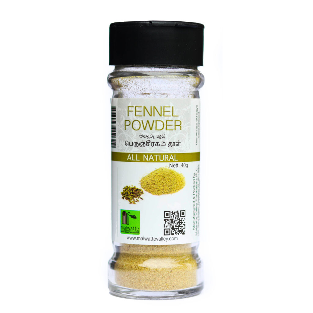 Fennel Powder – 40g – Malwatte Valley Plantations PLC